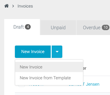 Where can I start an invoice? – Tradify Help Centre