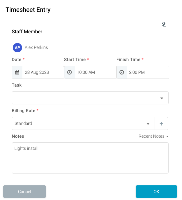 How To add Timesheet Notes to your Invoices – Tradify Help Centre