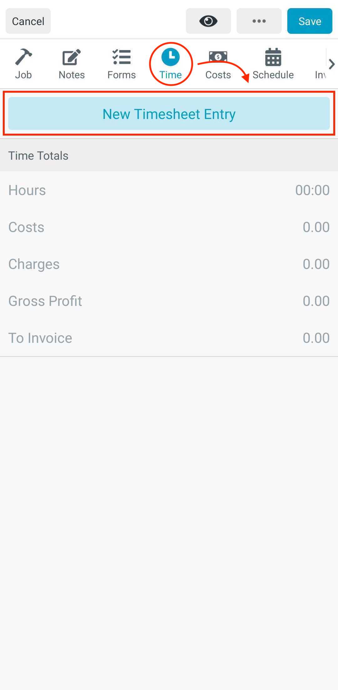 How to Add a Timesheet Entry on Mobile – Tradify Help Centre