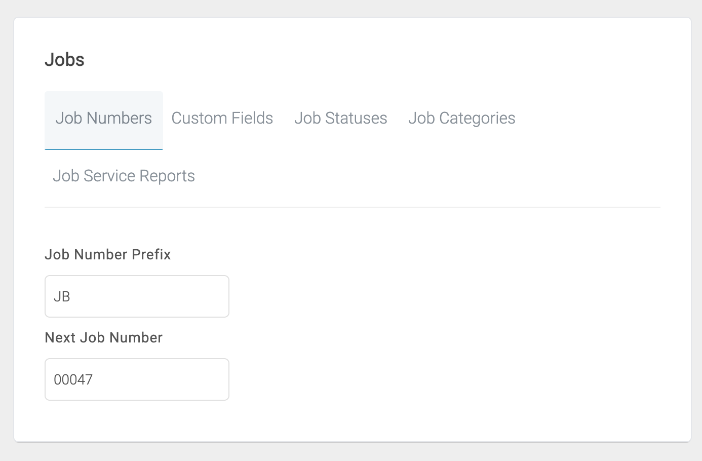 How to update your Job numbering sequence – Tradify Help Centre
